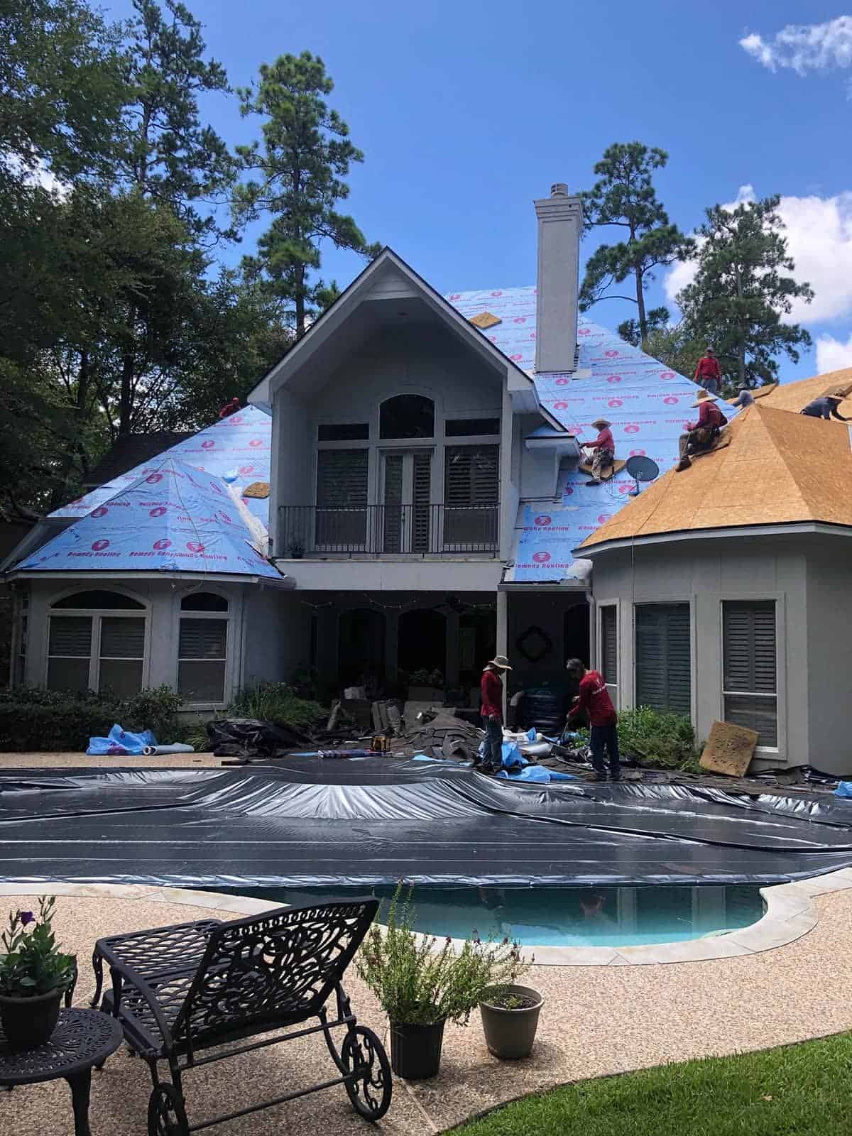 A Reroof Project In The Woodlands - Remedy Roofing | Residential ...