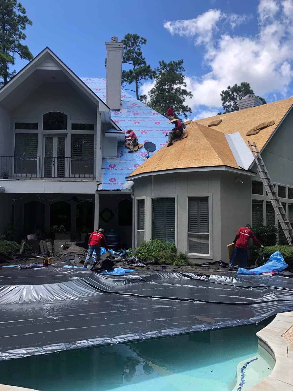 A Reroof Project In The Woodlands - Remedy Roofing | Residential ...